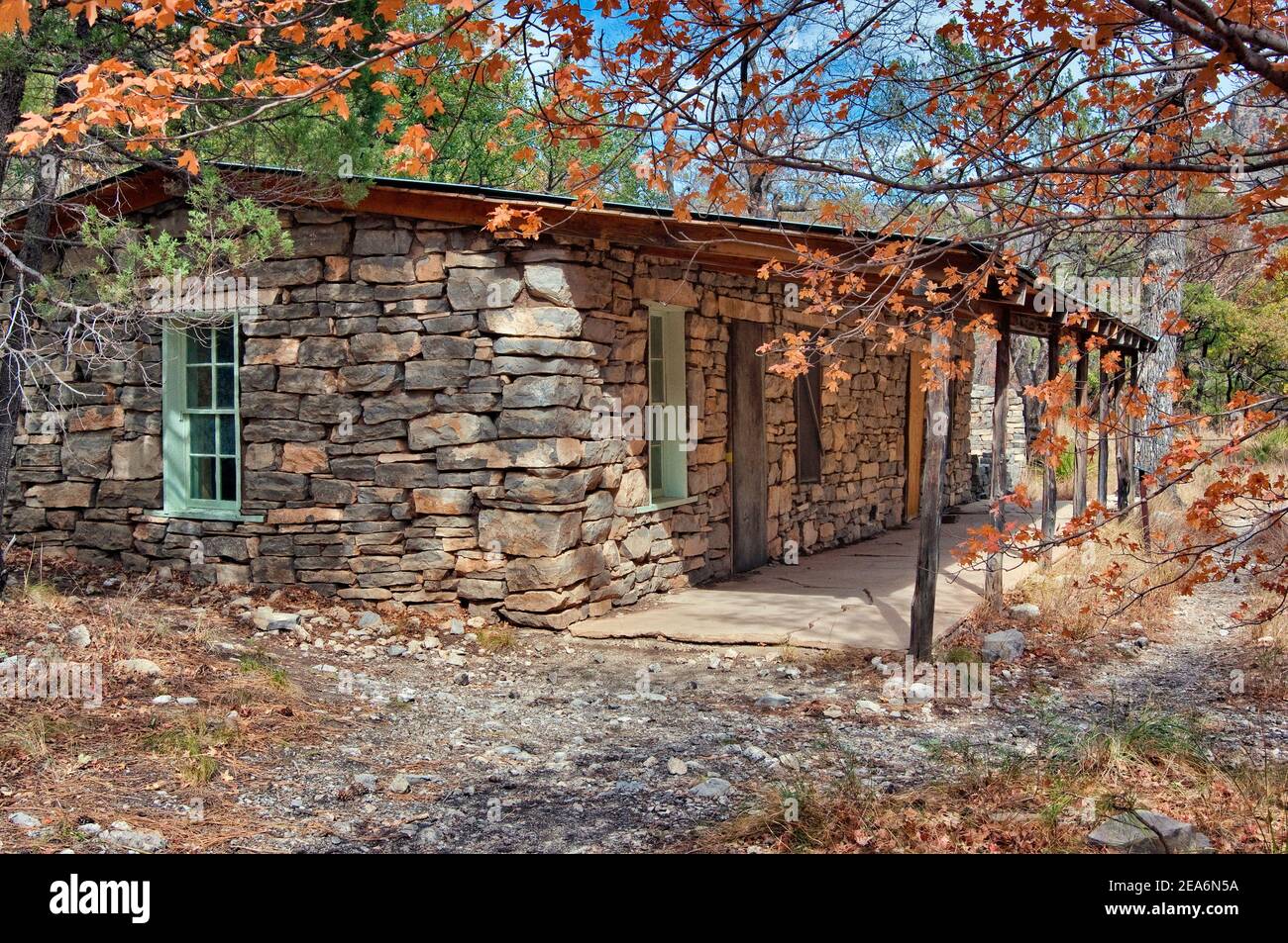 Hunter Line Shack in McKittrick Canyon, Guadalupe Mountains National ...