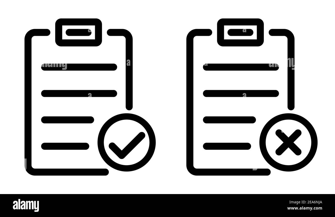 Black Checklist icon isolated. Vector Checklist symbol in flat design ...