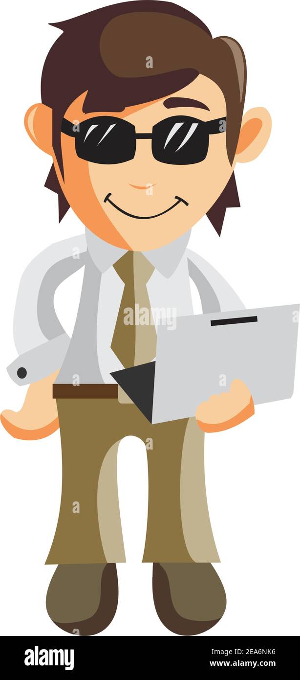 Business man cartoon character Illustration design creation Isolated ...