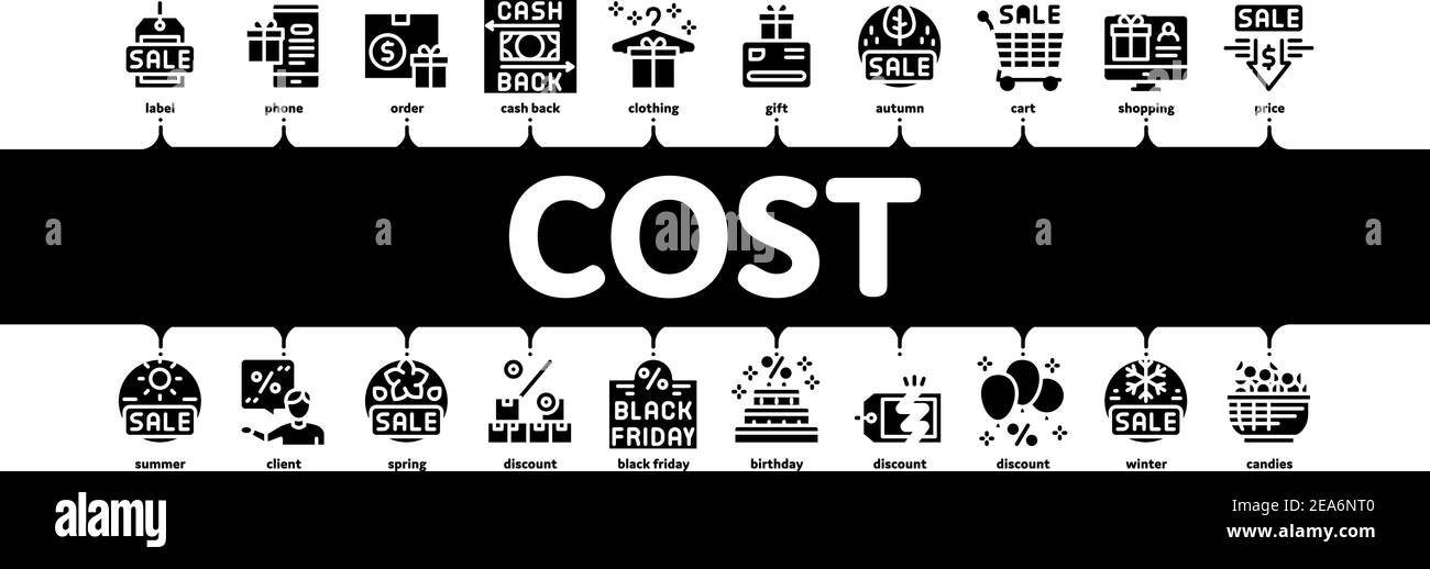 Cost Reduction Sale Minimal Infographic Banner Vector Stock Vector ... Cost Reduction Sale Minimal Infographic Banner Vector Stock Vector ...
