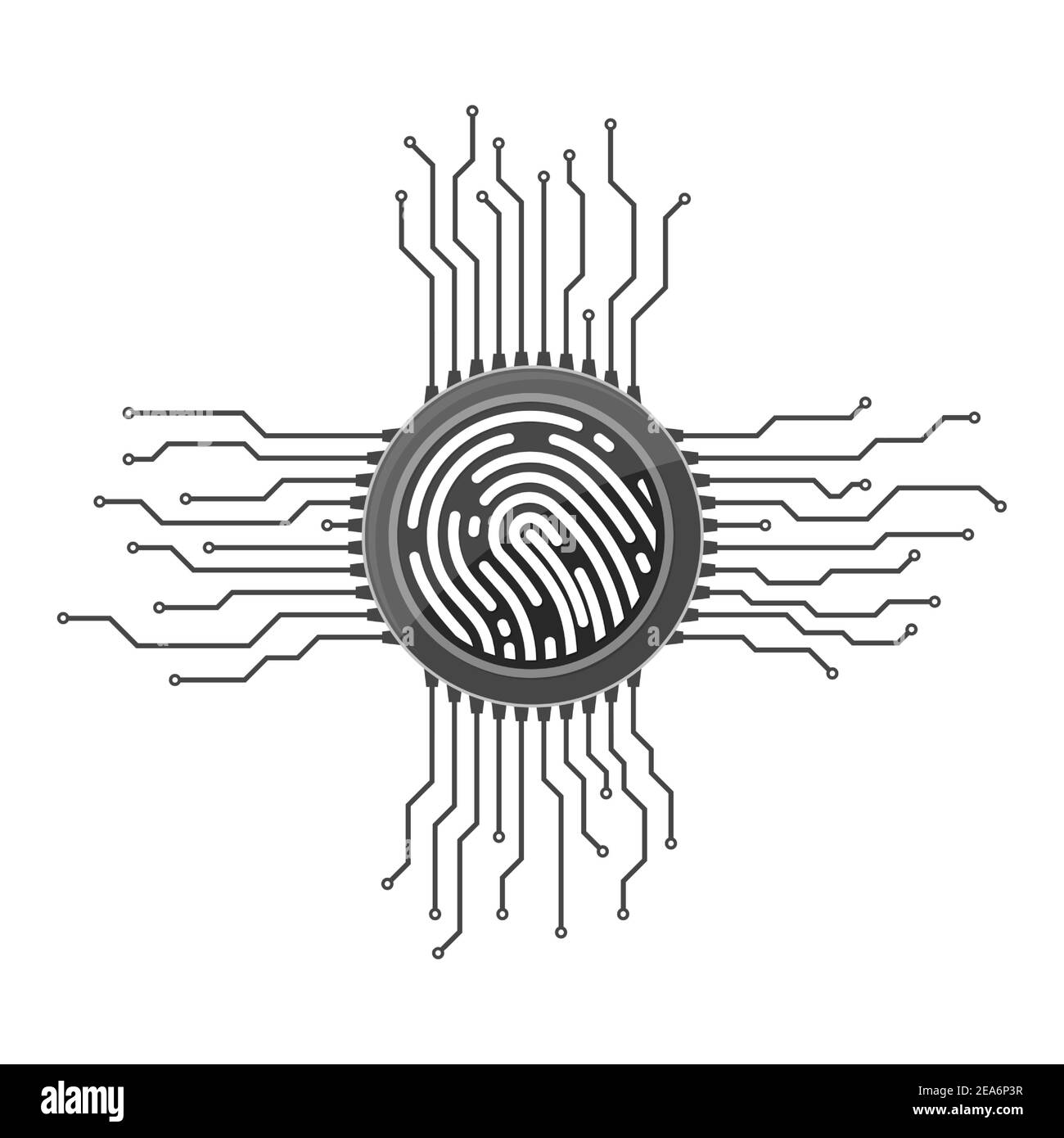 Electronic security system with fingerprint scanner. Personal padlock ...