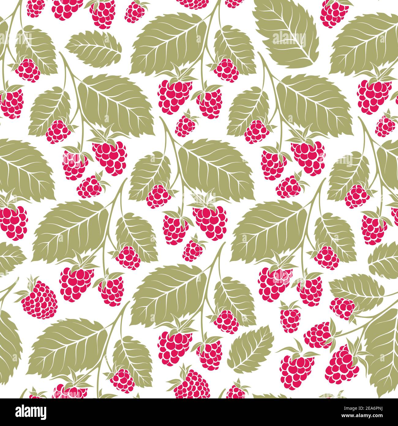 Raspberry field Stock Vector Images - Alamy