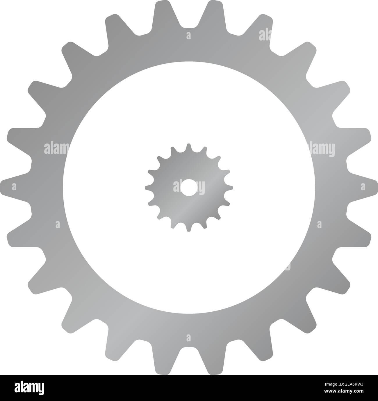 Machine gear, cogwheel vector icon illustration ( silver Stock Vector ...