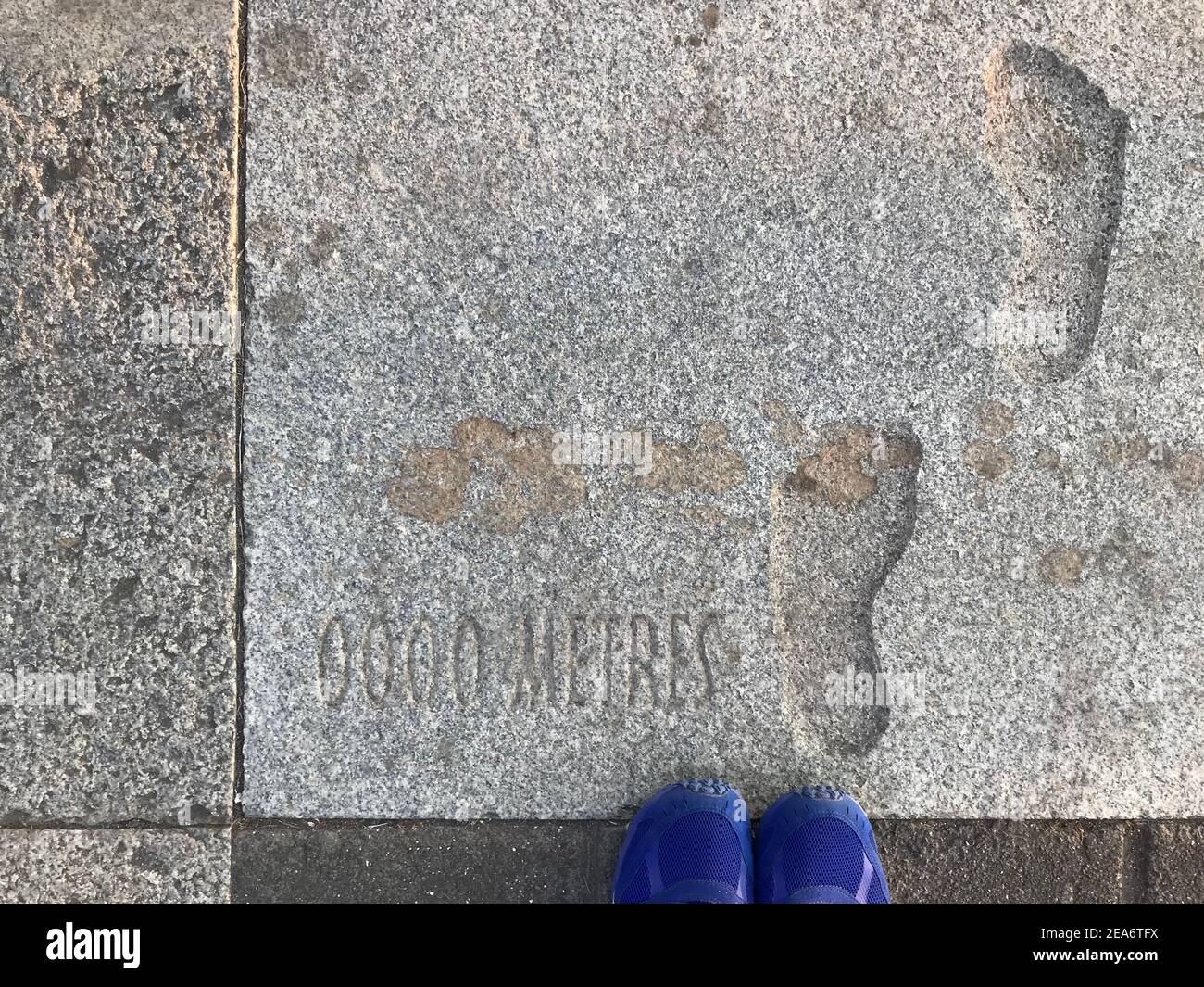 Footprint measurement hi-res stock photography and images - Alamy