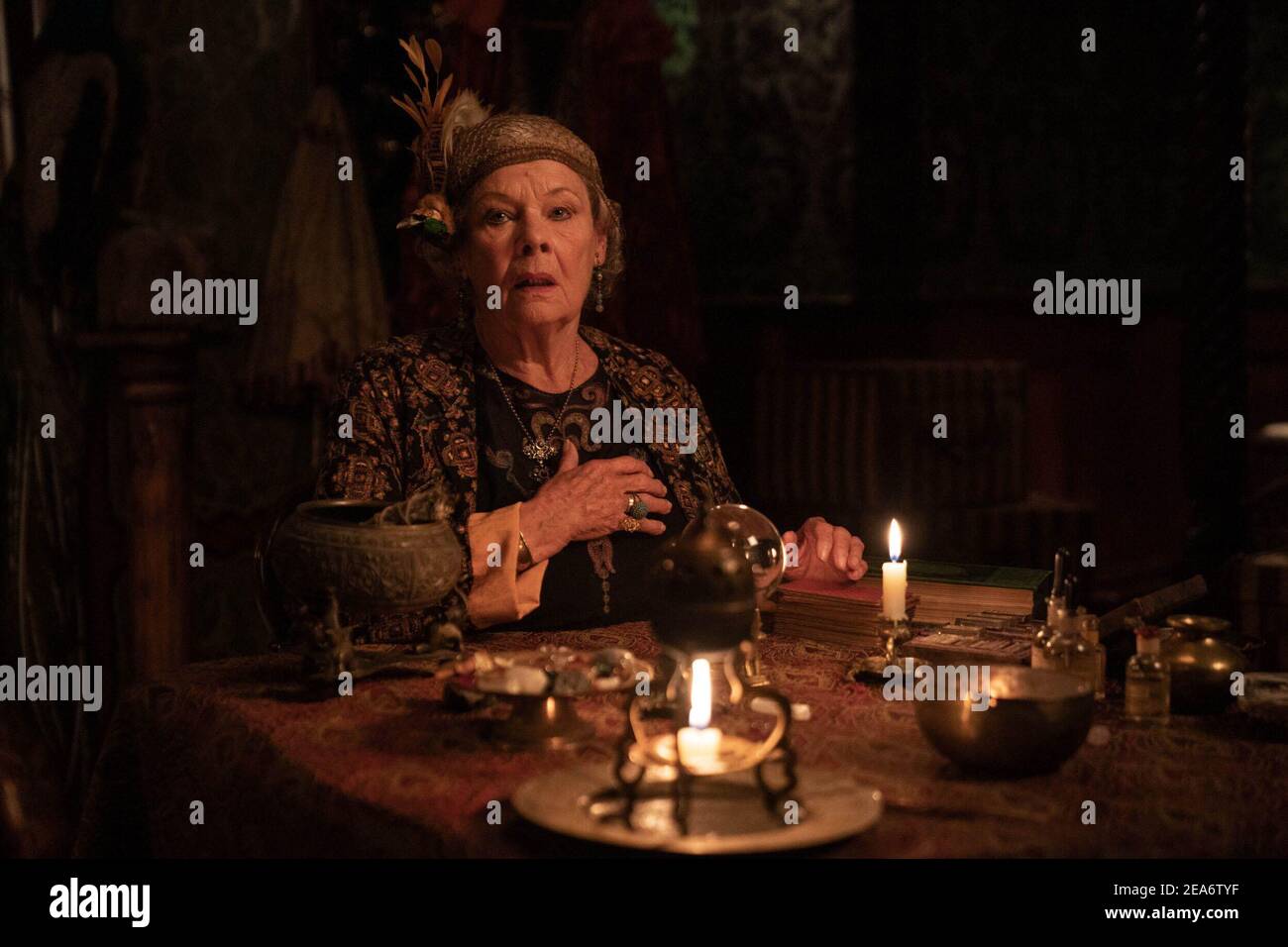 JUDI DENCH in BLITHE SPIRIT (2020), directed by EDWARD HALL. Credit ...