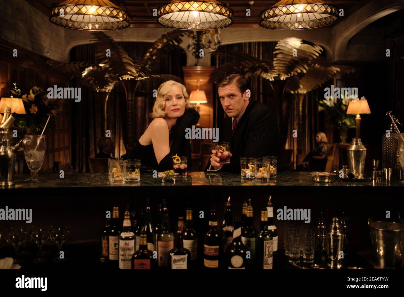 LESLIE MANN and DAN STEVENS in BLITHE SPIRIT (2020), directed by EDWARD ...