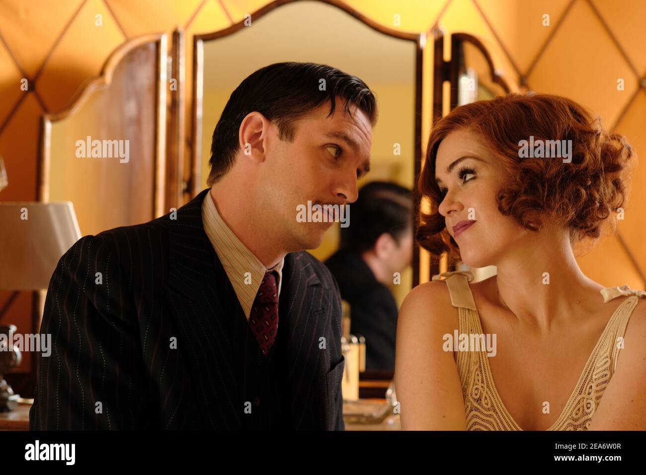 ISLA FISHER and DAN STEVENS in BLITHE SPIRIT (2020), directed by EDWARD ...