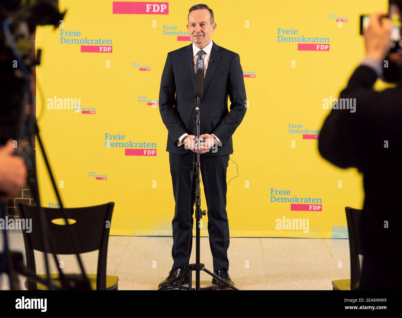 Berlin, Germany. 08th Feb, 2021. Volker Wissing, FDP Secretary General ...