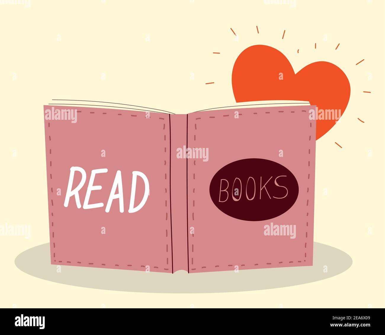 read open book learning literature related vector illustration Stock ...