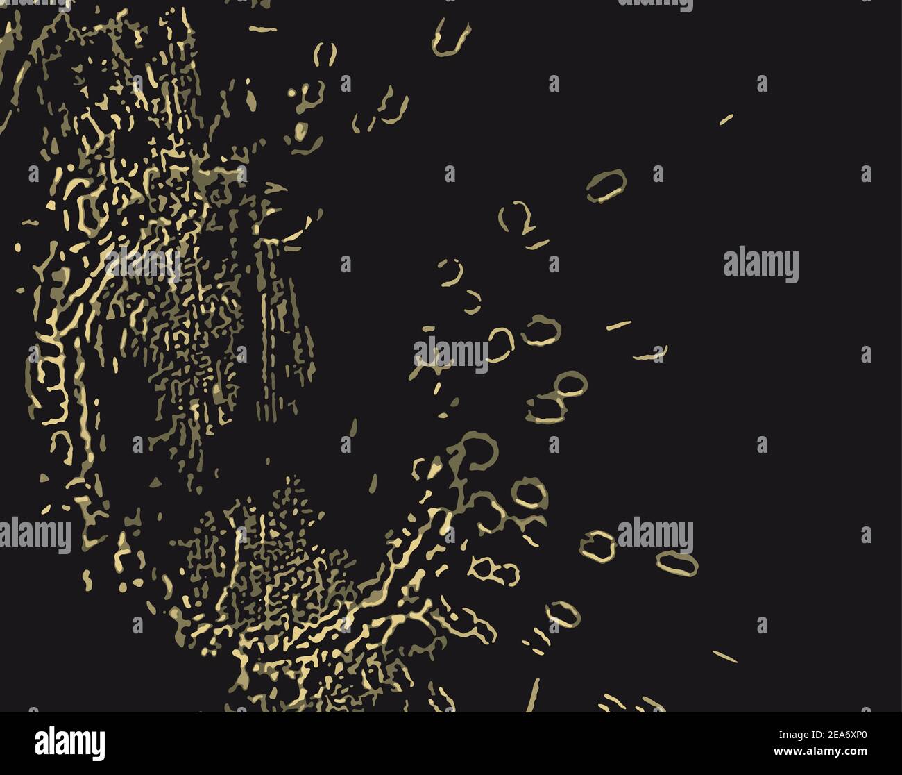 Vector black grunge background, flying apart, breaking into pieces ...