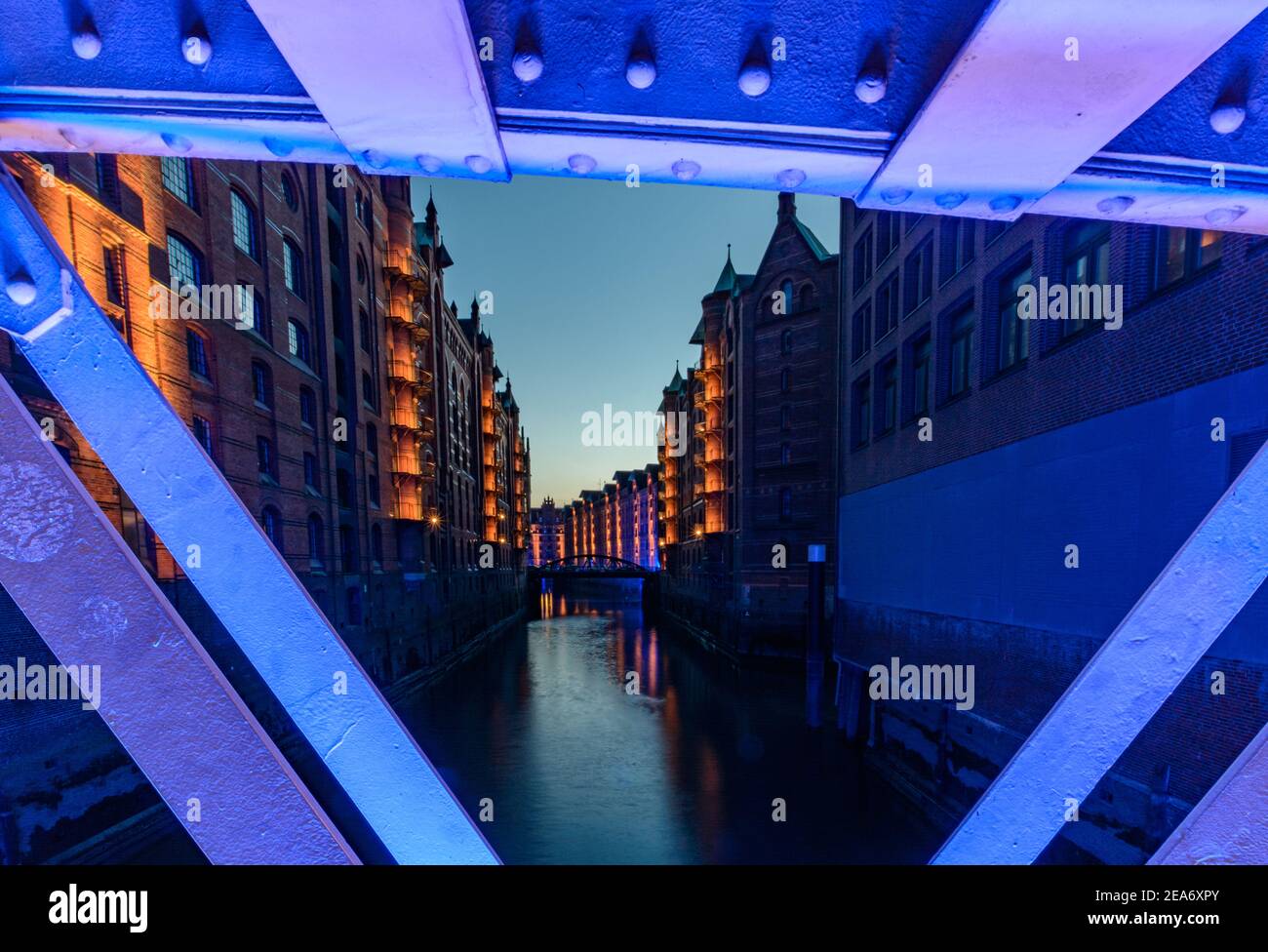 Hamburg, Germany - September 03 2017: Blue Port Art Project from ...