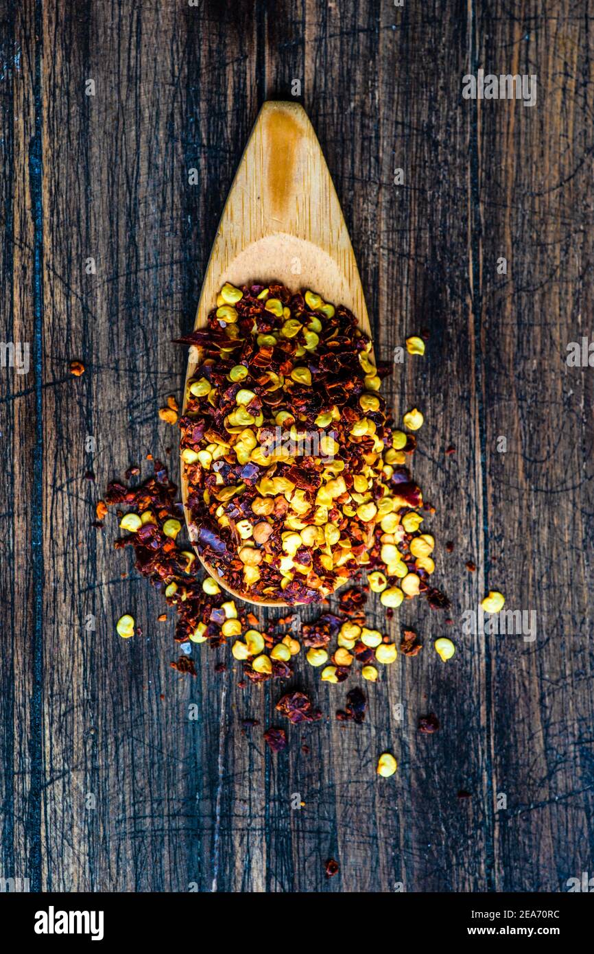 Messy wood spoon hi-res stock photography and images - Alamy