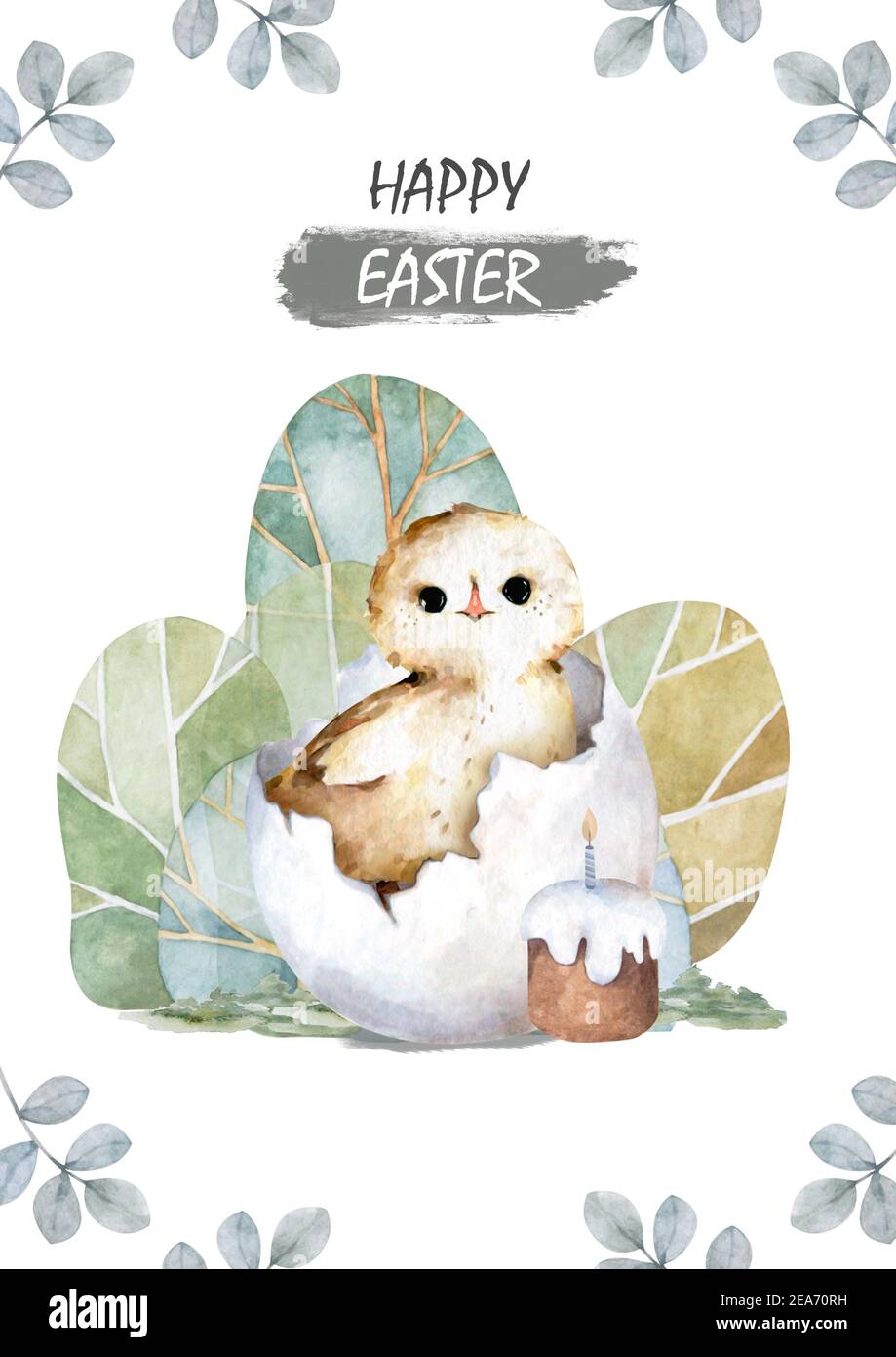 Cartoon illustration baby chick hatching Cut Out Stock Images ...