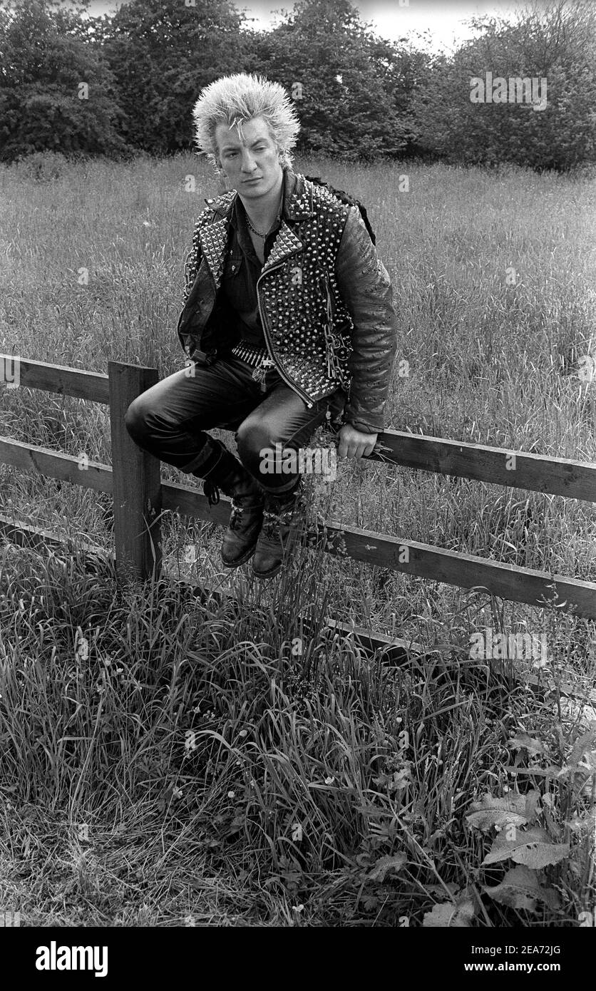 Mohican hair style Black and White Stock Photos & Images - Alamy