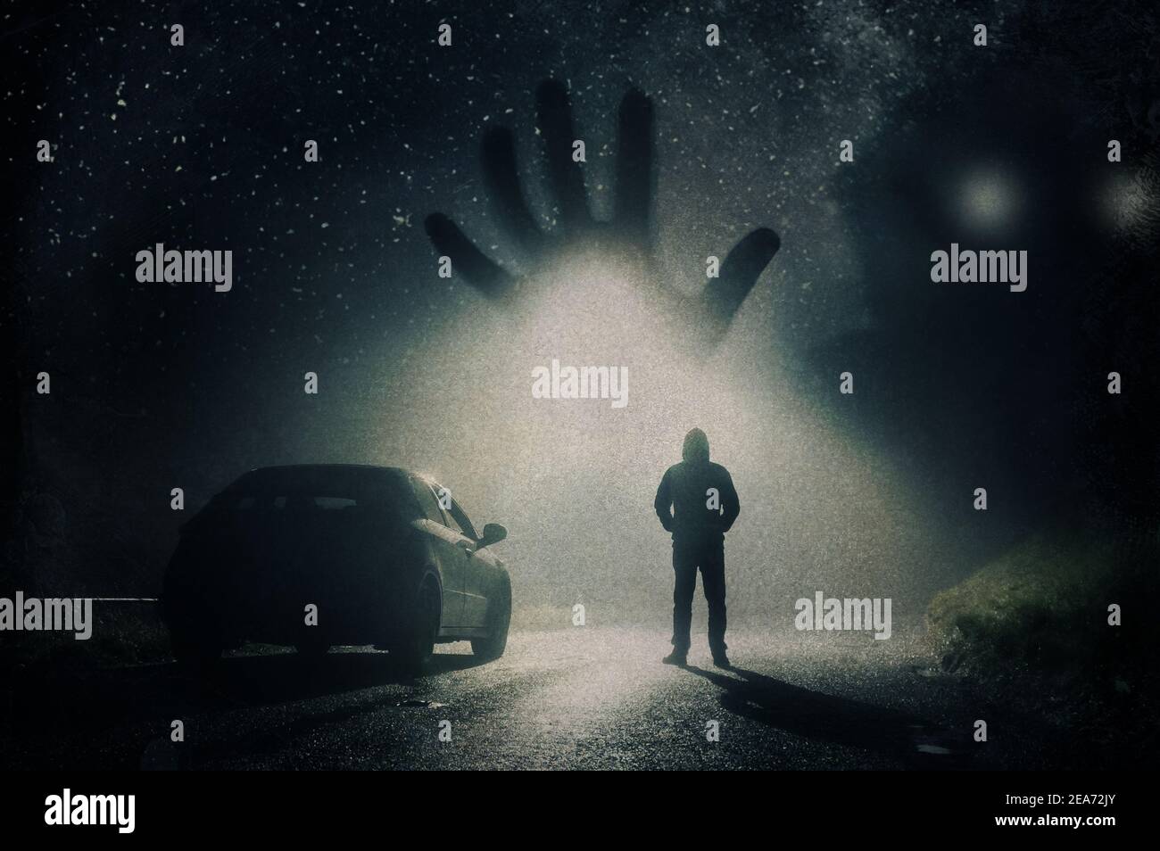 Alien standing next to hi-res stock photography and images - Alamy