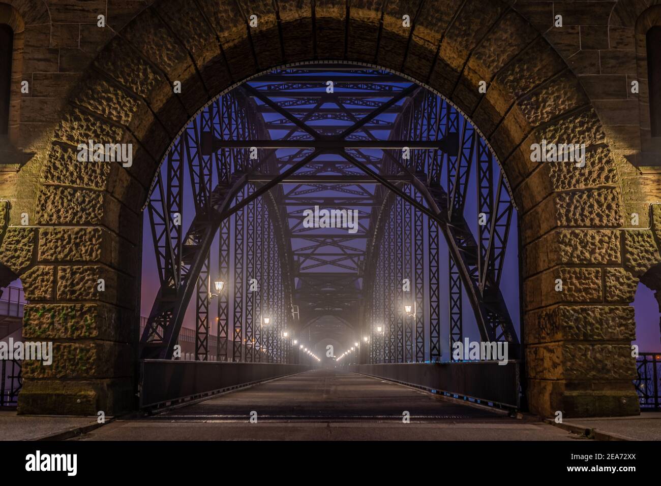 Old Harburger Elbbruecke in Hamburg Stock Photo - Alamy