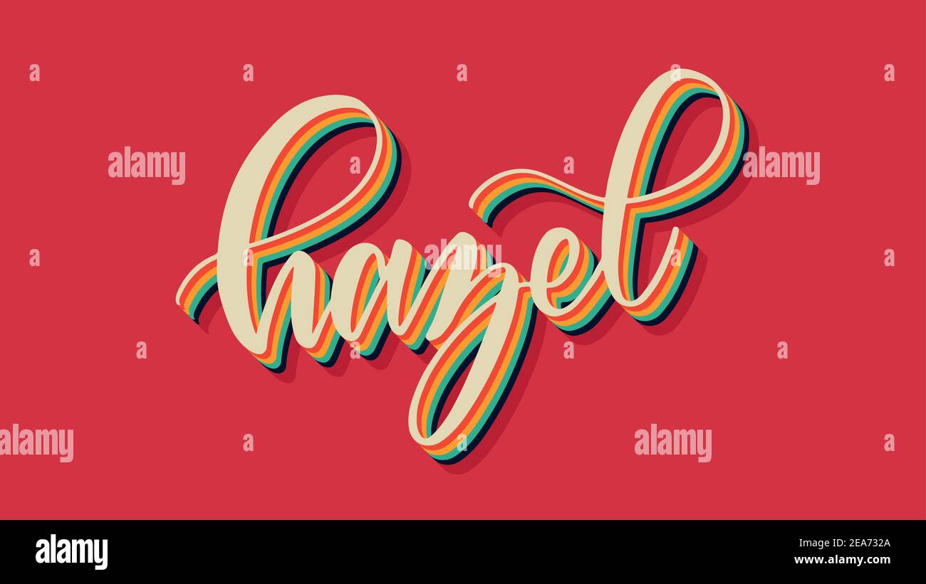 My name is hazel Stock Vector Images - Alamy