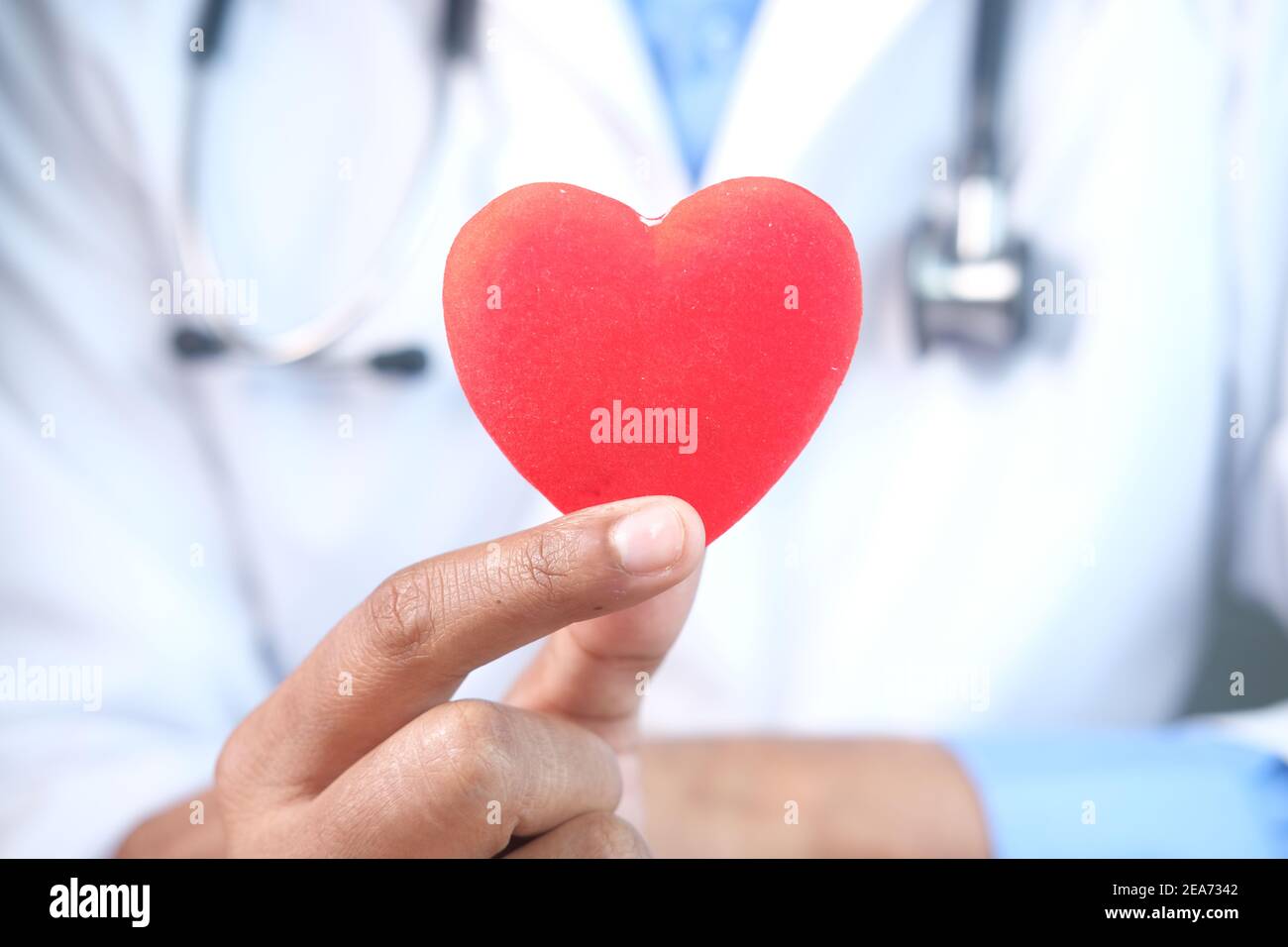 Doctor hand heart close hi-res stock photography and images - Alamy