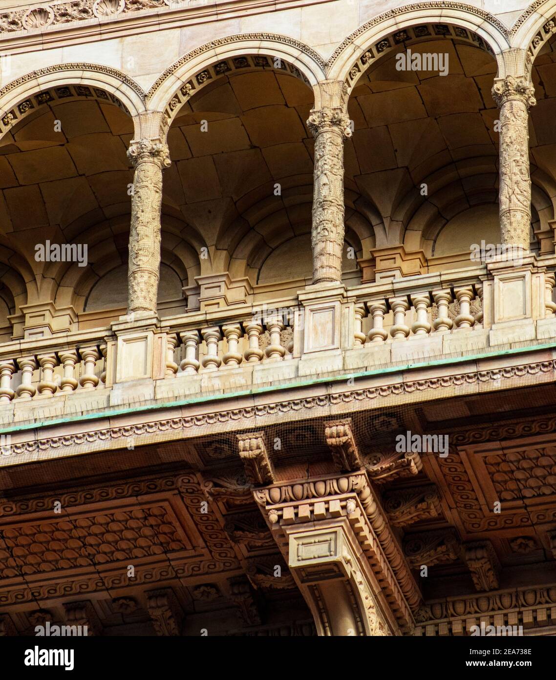 Exhibition Road facade of V&A (Victoria and Albert Museum), South ...