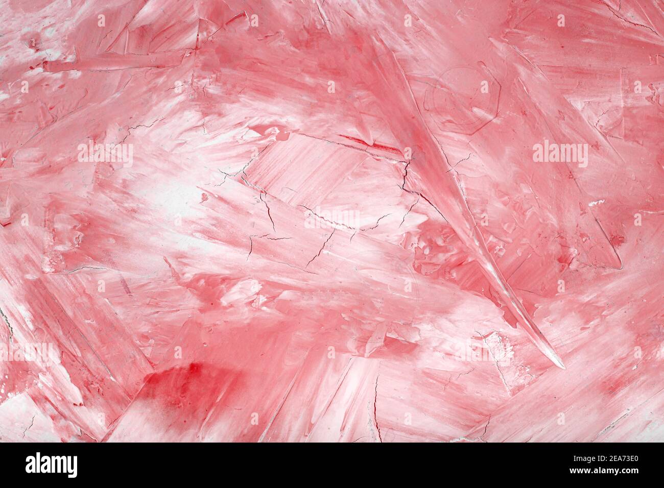 Pink painted plaster texture as a background Stock Photo - Alamy
