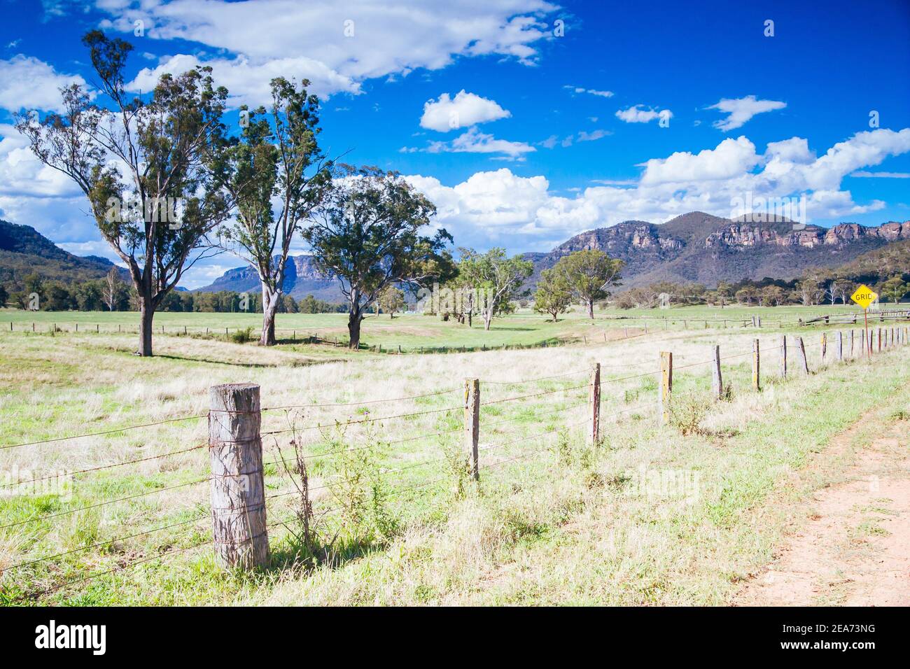Hunter Valley Landscape in Australia Stock Photo - Alamy
