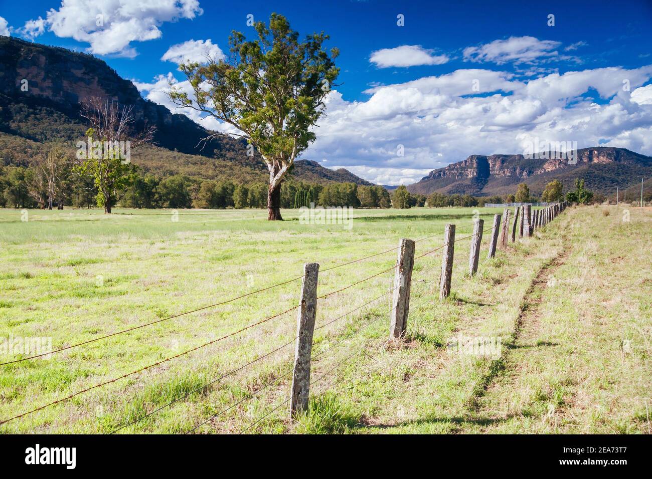Hunter Valley Landscape in Australia Stock Photo - Alamy
