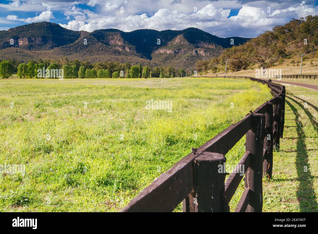 Hunter Valley Landscape in Australia Stock Photo - Alamy