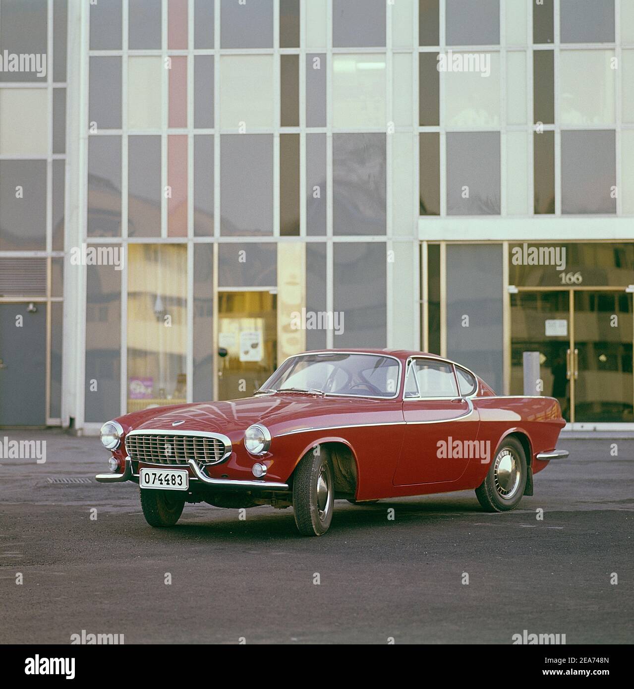 Volvo P1800. A sports car manufactured by Volvo Cars wtih production ...