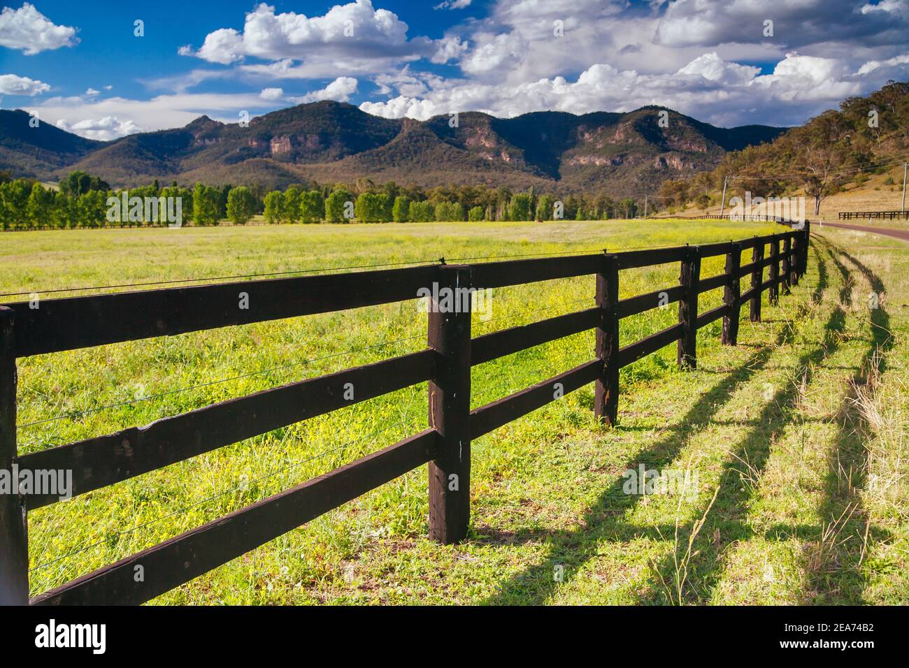 Hunter Valley Landscape in Australia Stock Photo - Alamy