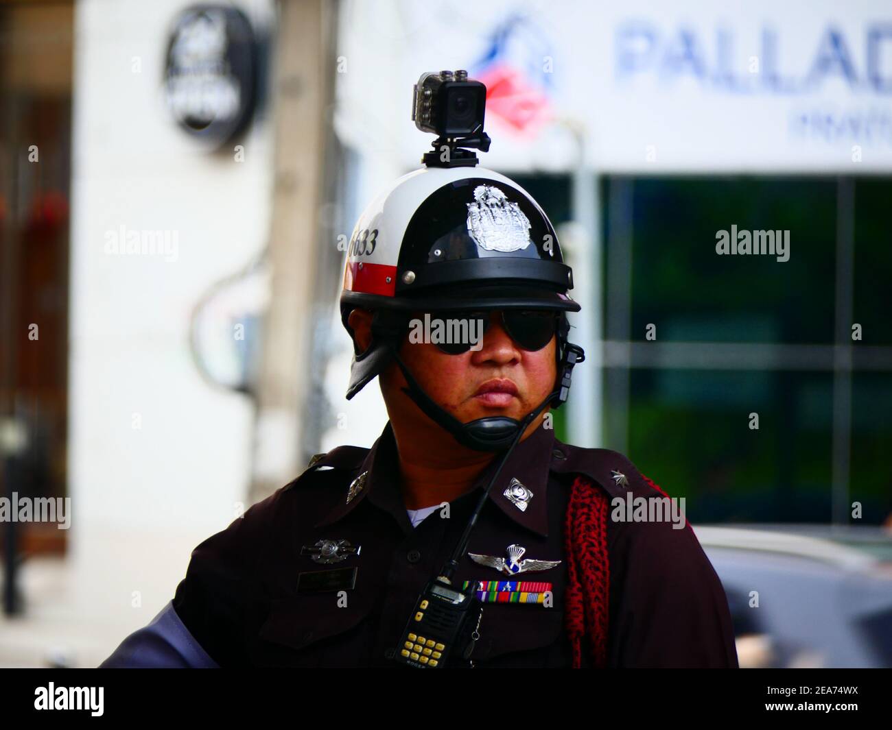 Policeman helmet hi-res stock photography and images - Alamy