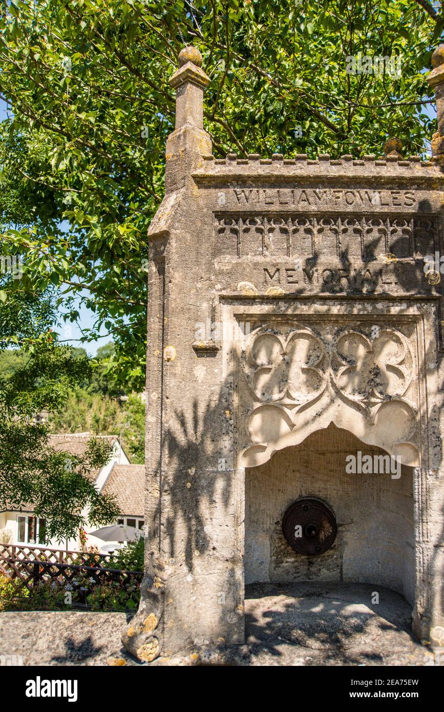 William Fowles memorial, Avening, Gloucestershire, UK Stock Photo - Alamy