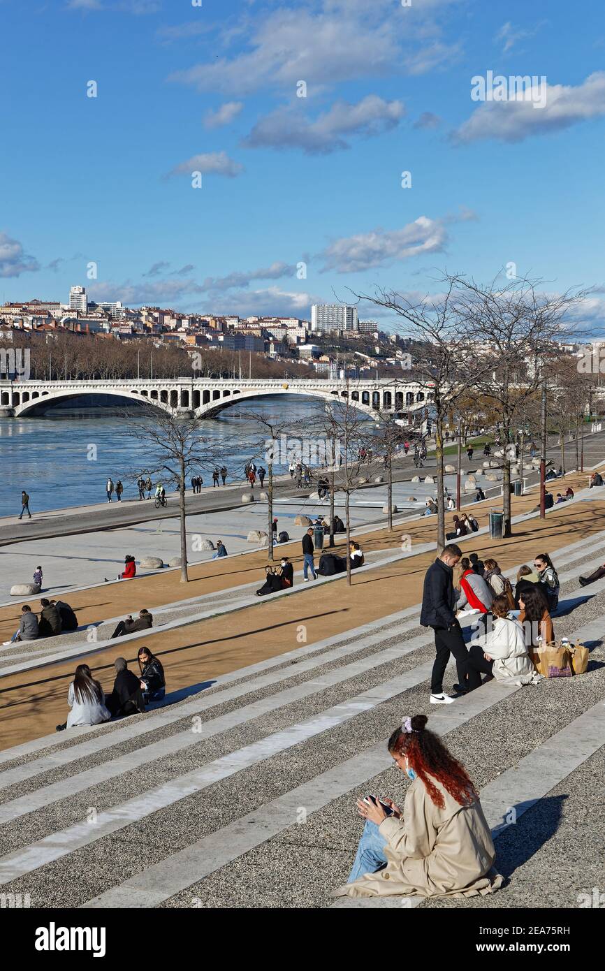 Berges du rhône lyon hi-res stock photography and images - Alamy