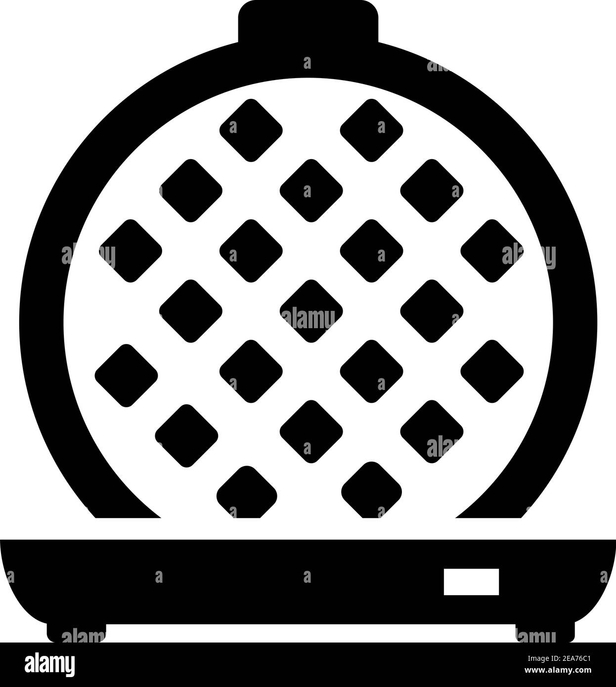 Waffle-iron icon. Belgian simple waffle-iron vector icon for web design ...