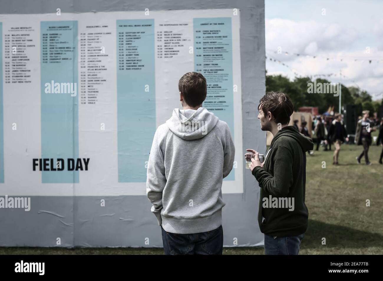 General Views at the 2013 Field Day Festival in Victoria Park in London ...