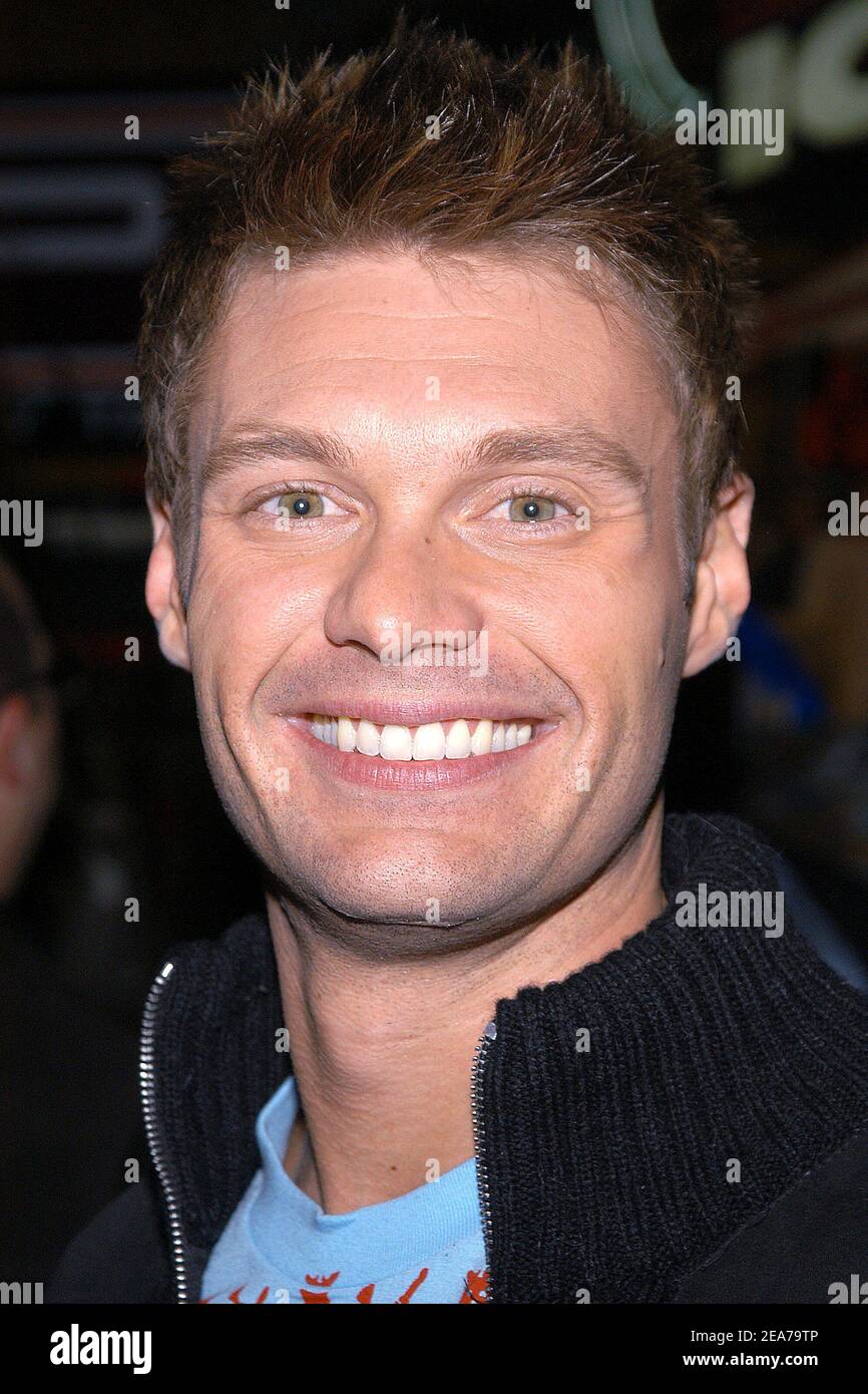 American Idol host Ryan Seacrest appears January 8, 2004, at the launch ...