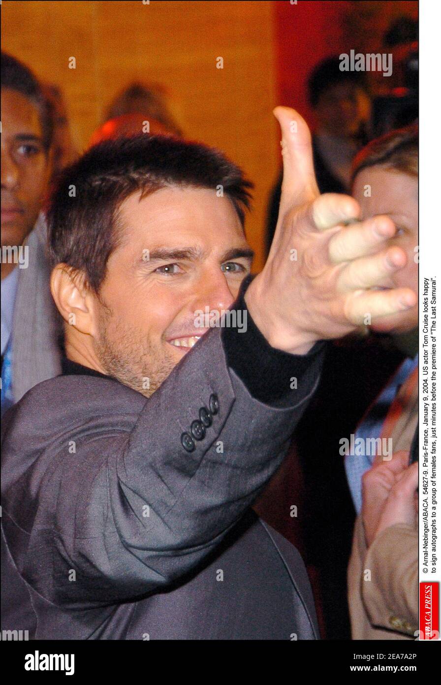 © Arnal-Nebinger/ABACA. 54627-9. Paris-France, January 9, 2004. US ...