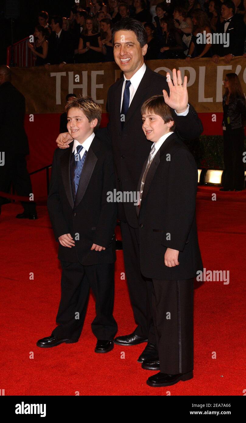 Ray Romano and his sons attend the 30th Annual People's Choice Awards ...