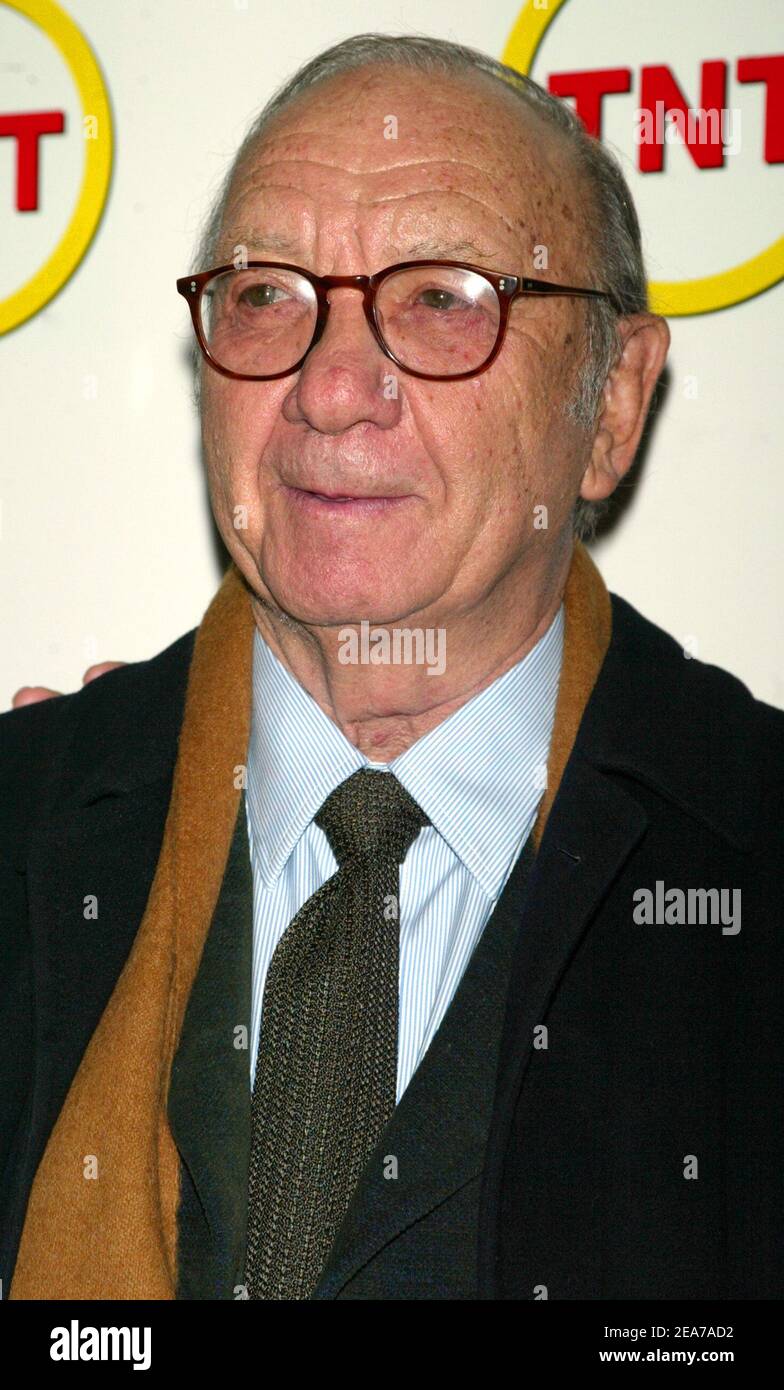 Neil Simon attends the special screening of The Goodbye Girl, held at ...