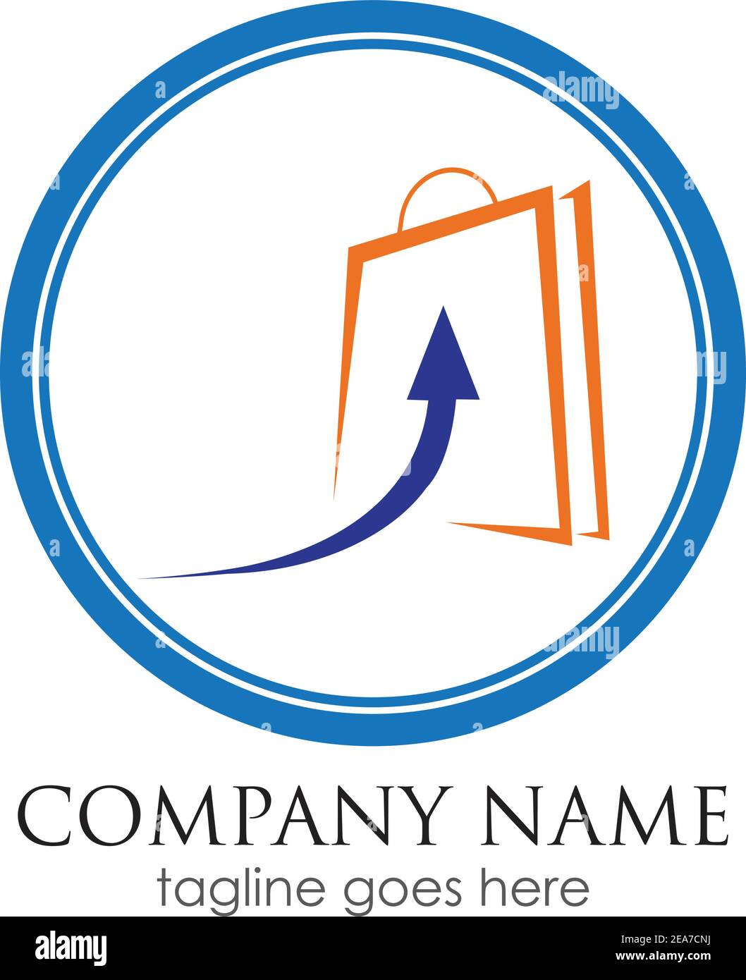 modern online shop logo vector icon illustration template design Stock ...