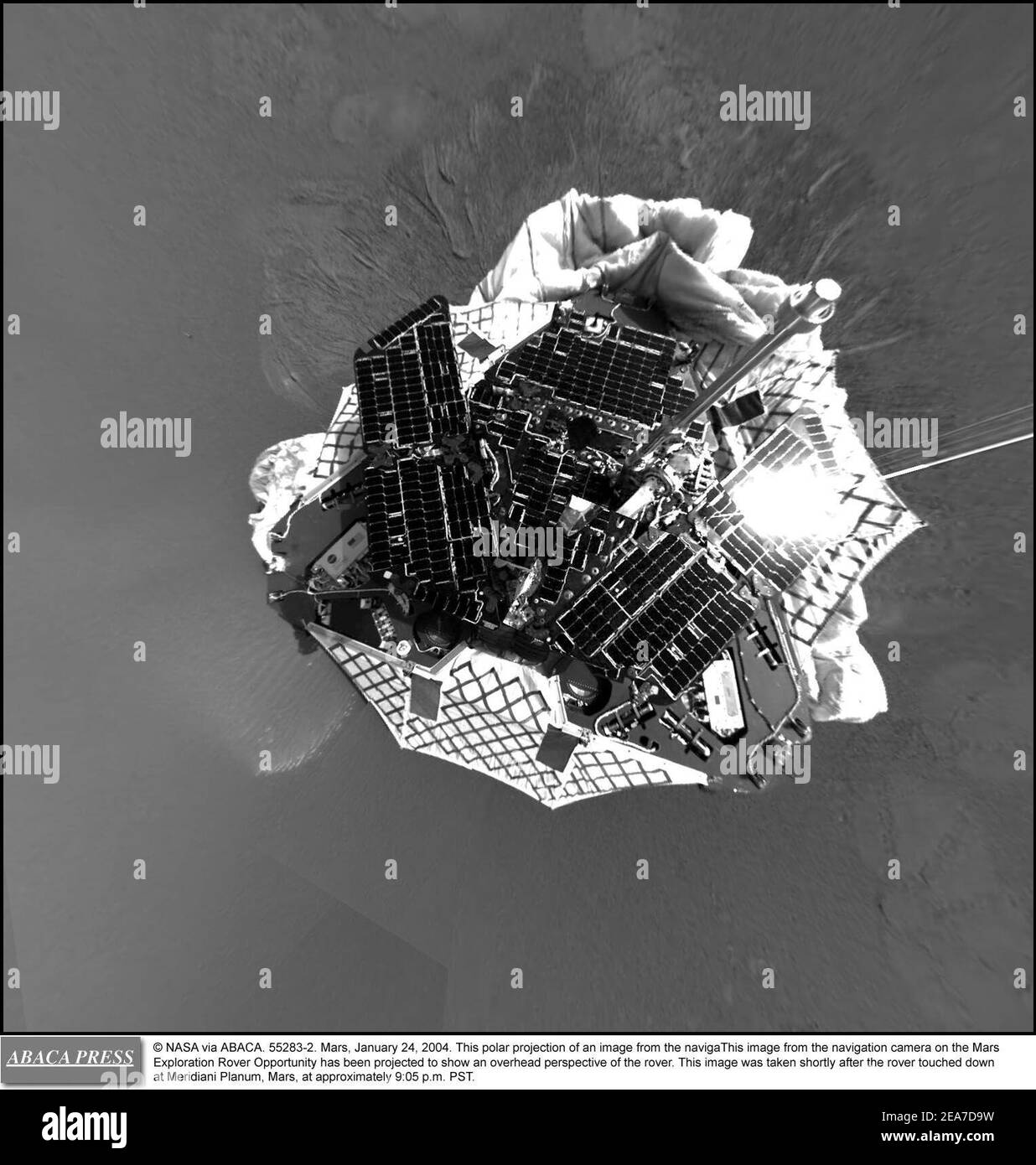 © NASA via ABACA. 55283-2. Mars, January 24, 2004. This image from the ...