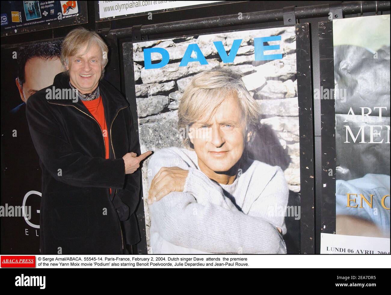 © Serge Arnal/ABACA. 55545-14. Paris-France, February 2, 2004. Dutch ...