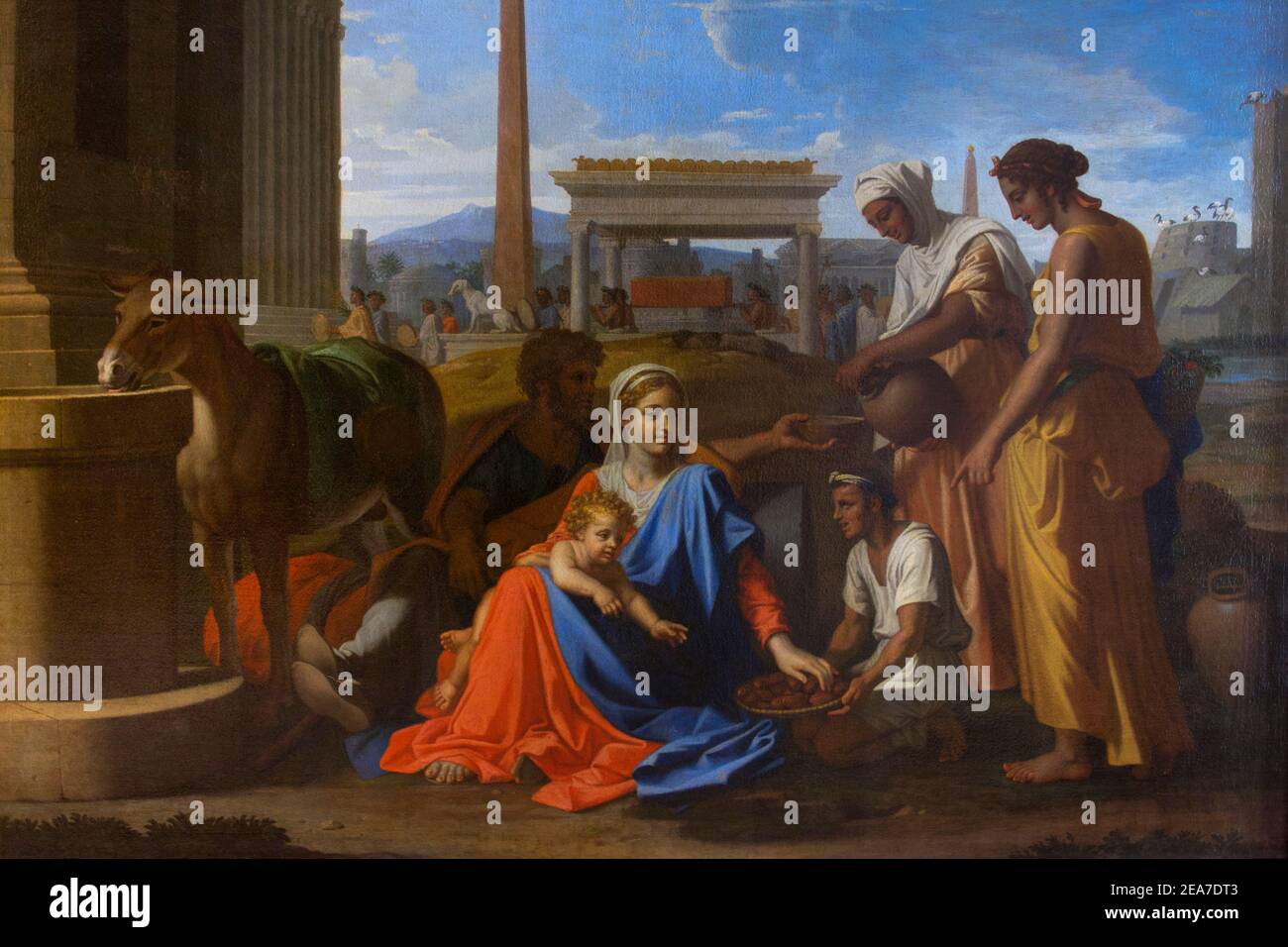 The Holy Family in Egypt, Nicolas Poussin, 1657, Hermitage State Museum ...
