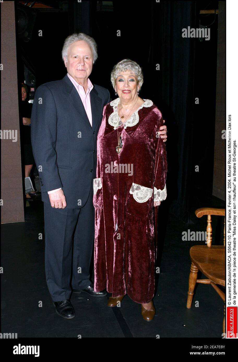 © Laurent Zabulon/ABACA. 55642-10. Paris-France, 4 Fevrier 2004. Michel ...