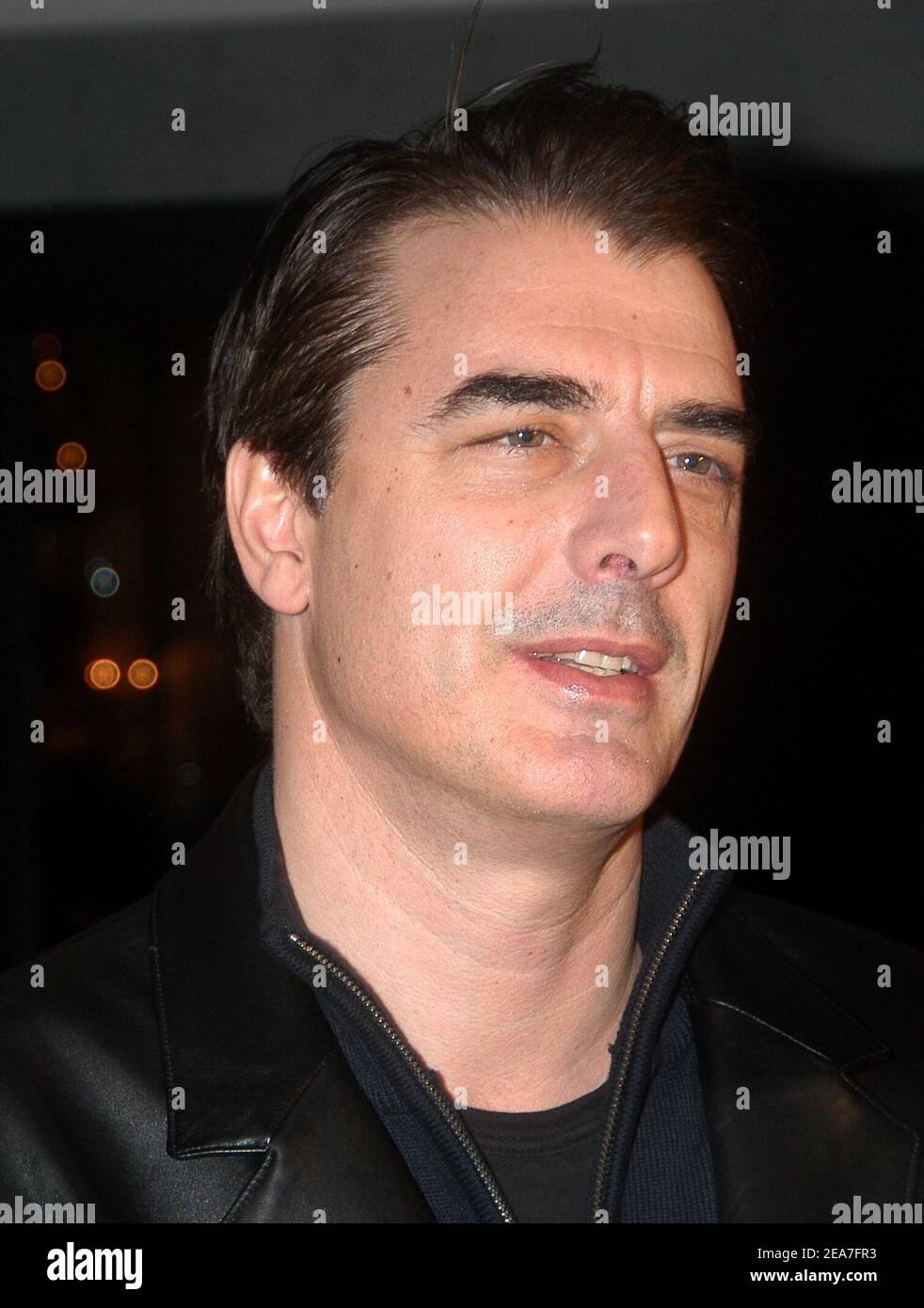 New York, NY, USA - February 10, 2004. Chris Noth arrives at the Bad ...