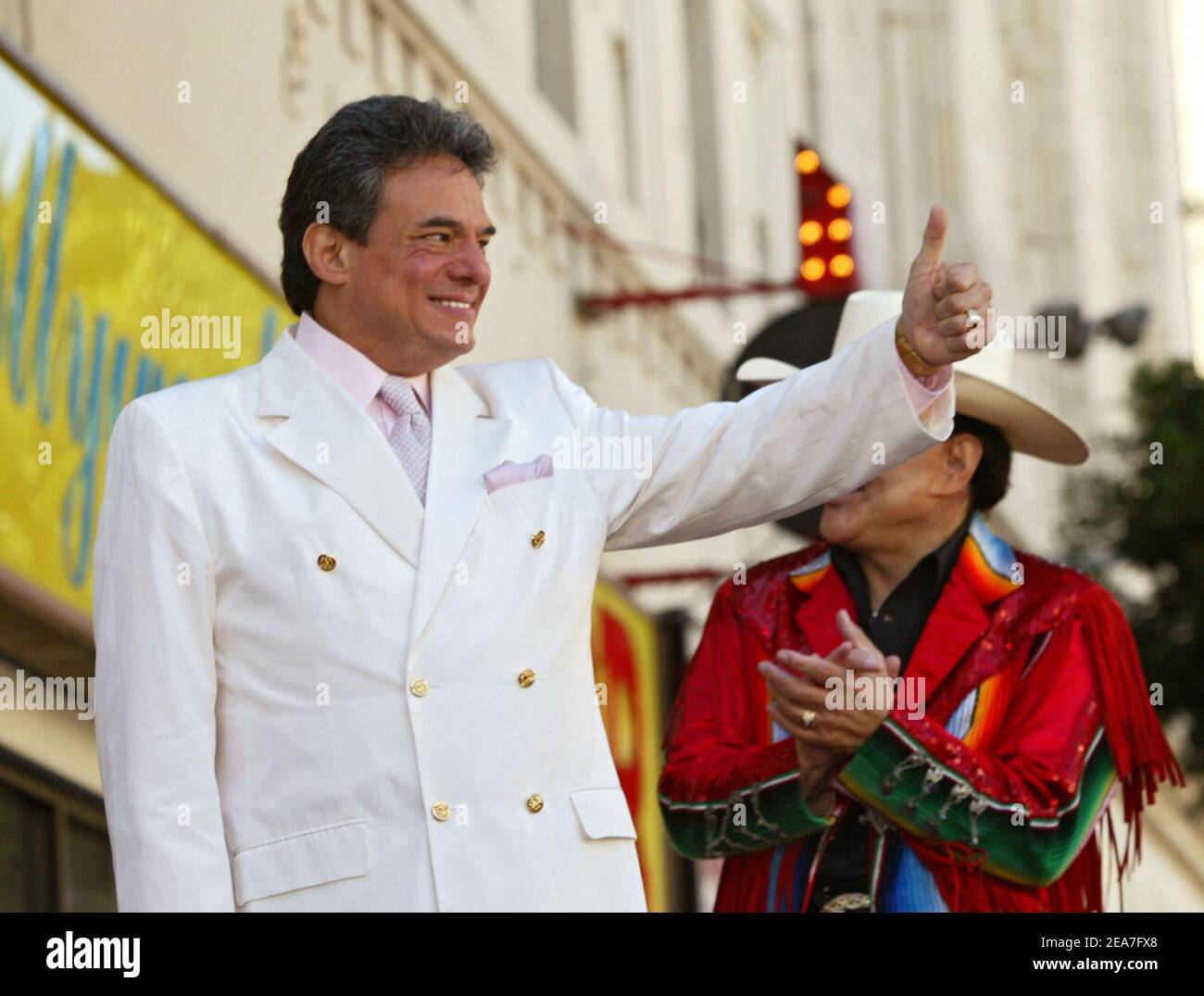 The Mexican ballad singer Jose Jose is honored with the 2,247th star on ...