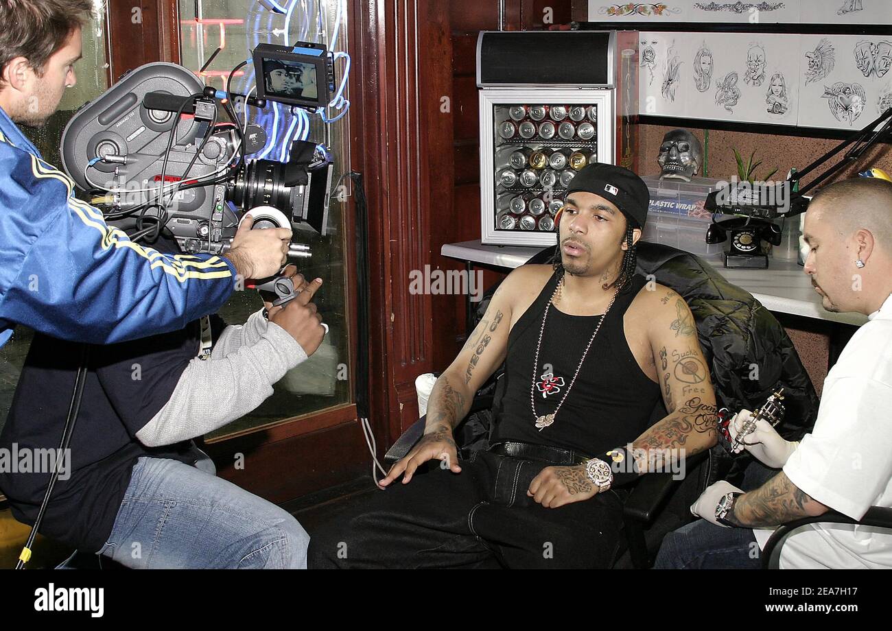 Lil' Flip on the set of the music Video Game Over Los Angeles-CA ...