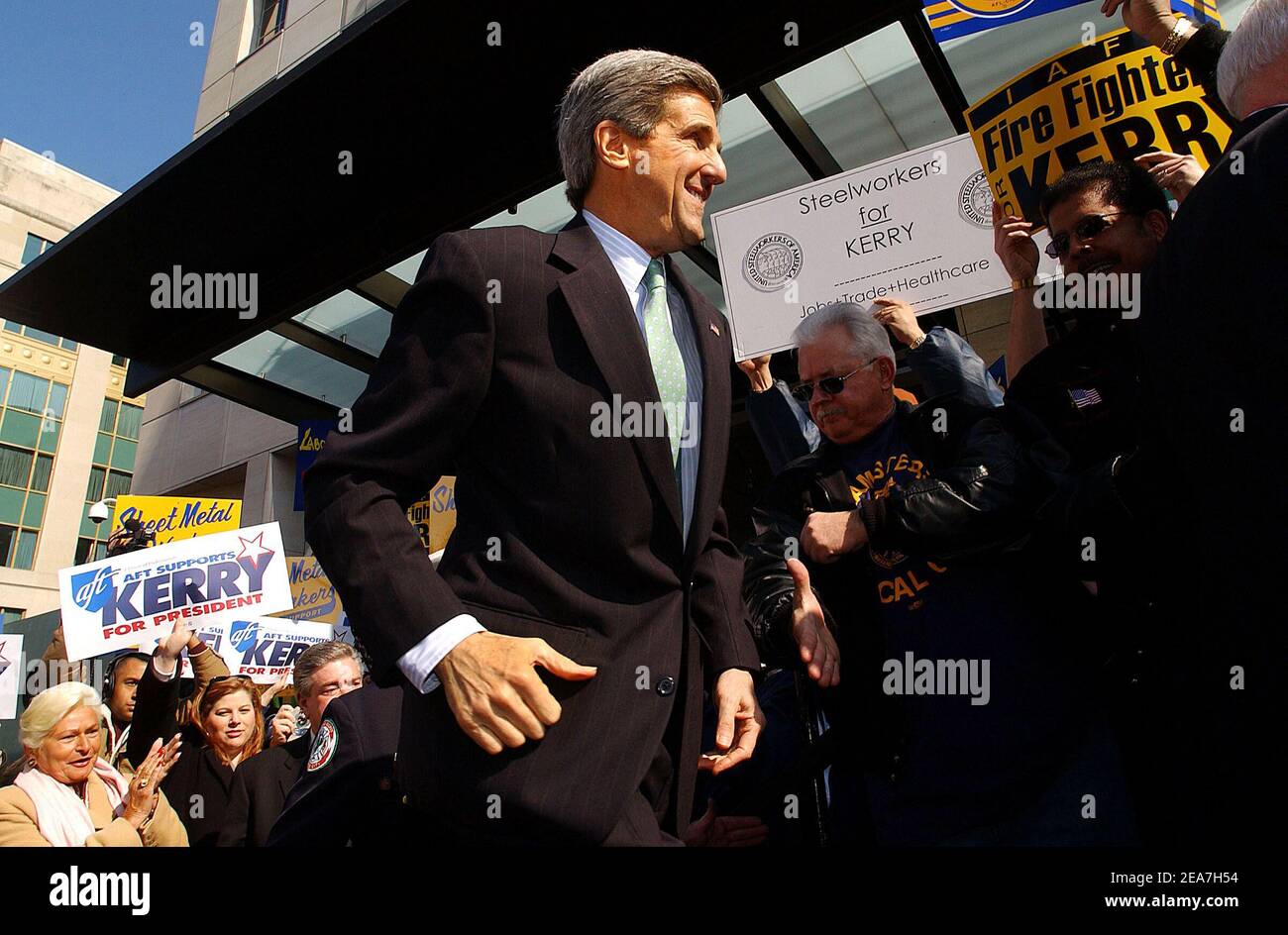 WASHINGTON, DC --AFL-CIO Rally after voting on its presidential ...