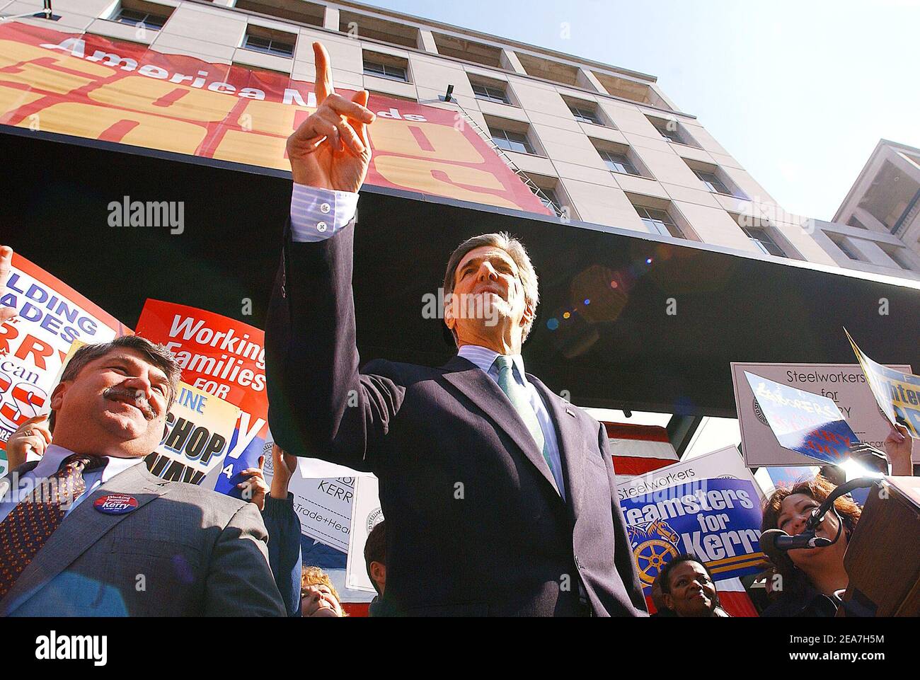 WASHINGTON, DC --AFL-CIO Rally after voting on its presidential ...