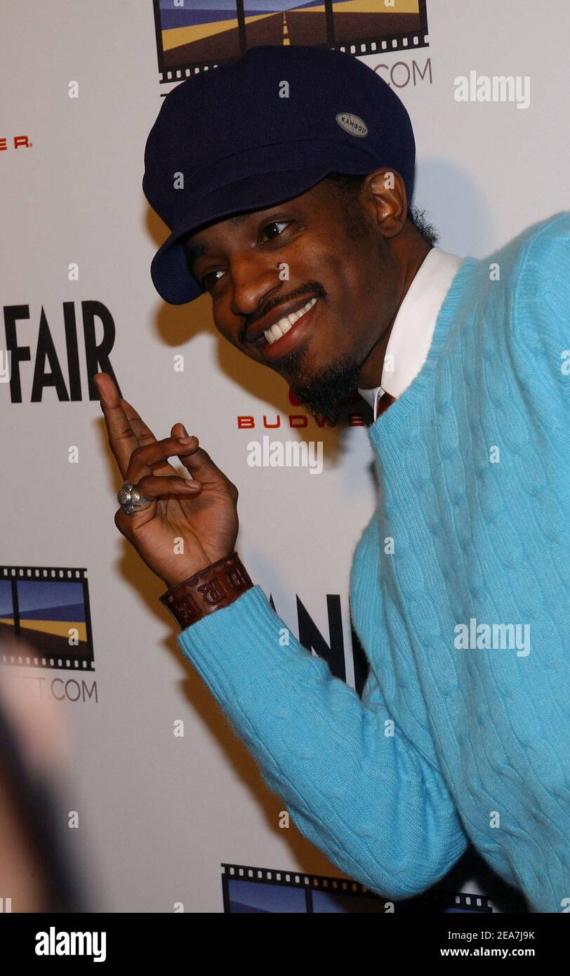 Andre 3000 attends the TriggerStreet.com's Filmmaker Discovery Award at ...