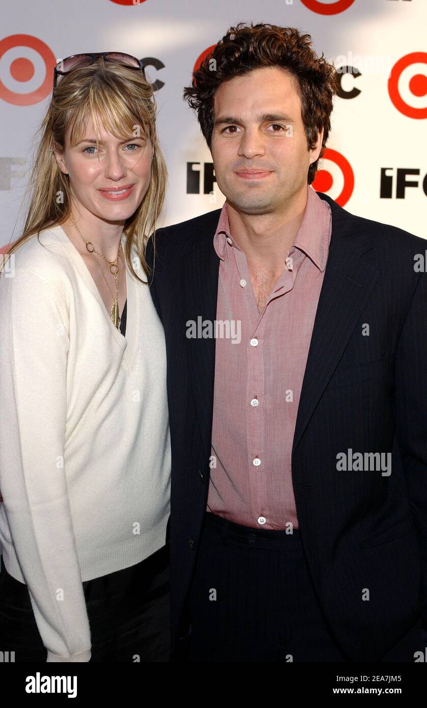 Mark Ruffalo and his wife Sunrise arrive at the IFC/Target Independent ...